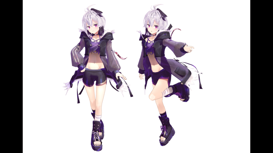 MMDモデル by mqdl | みつけたねいろ