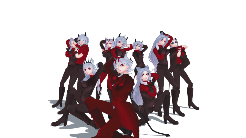 HelltakerMMDModelset-Ver1.0 - BowlRoll