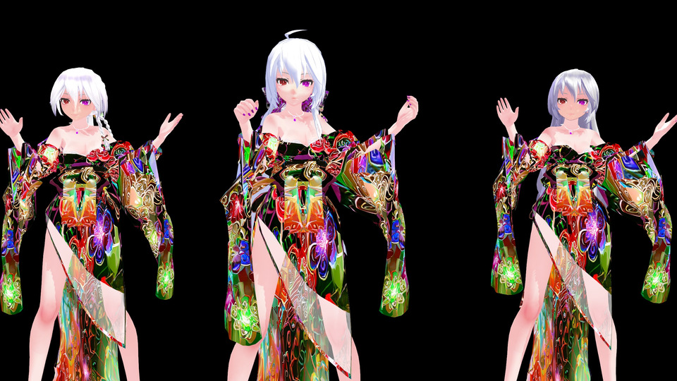 Tda式 弱音ハク Japanese Kimono Style - BowlRoll