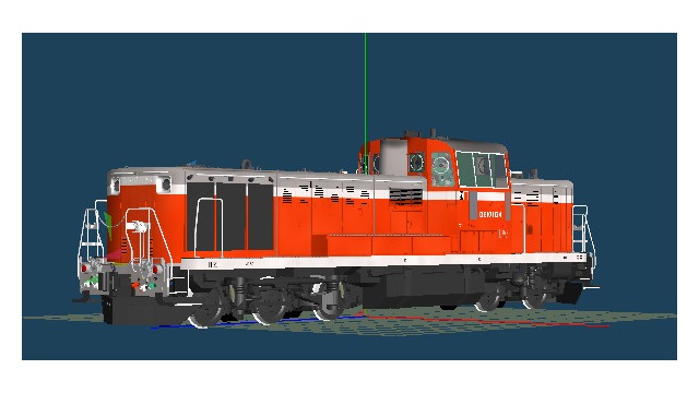 DE10 keynote出力用mqoファイル - BowlRoll