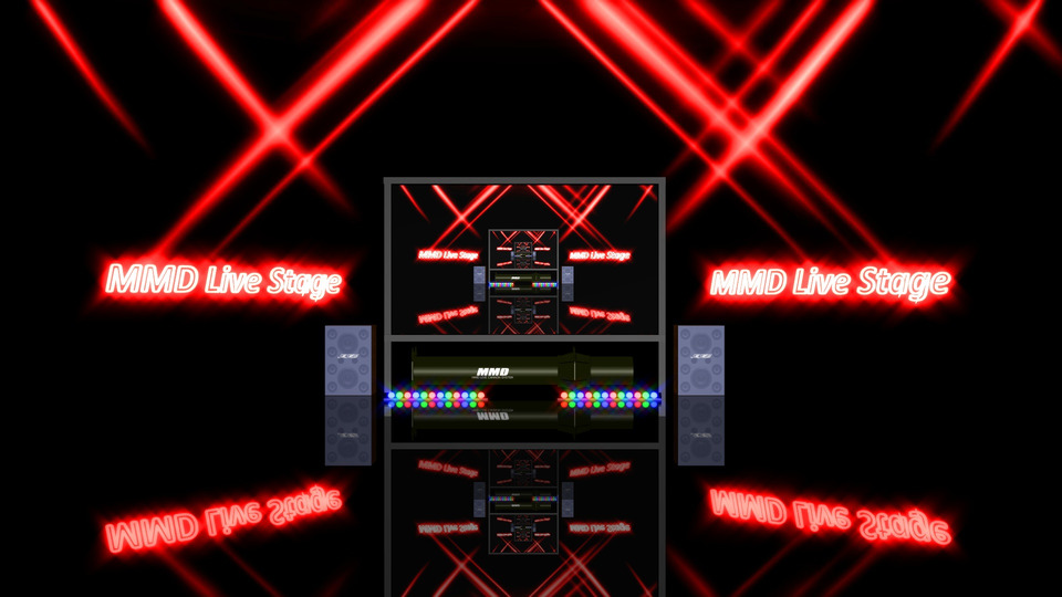 MMDステージ配布（1ScreenStage） - BowlRoll