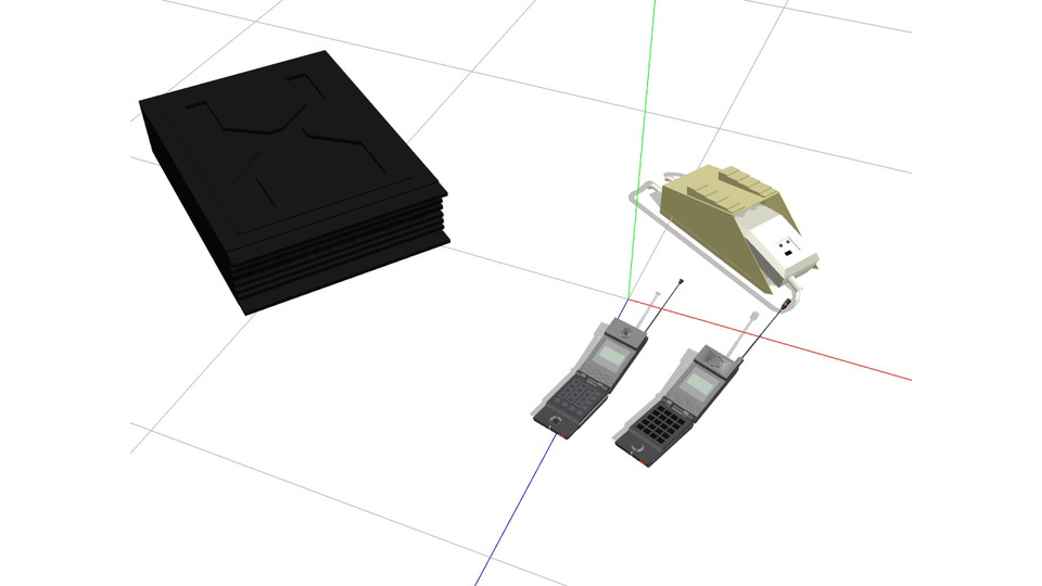 MMDアクセサリ 通信機器 | みつけたねいろ
