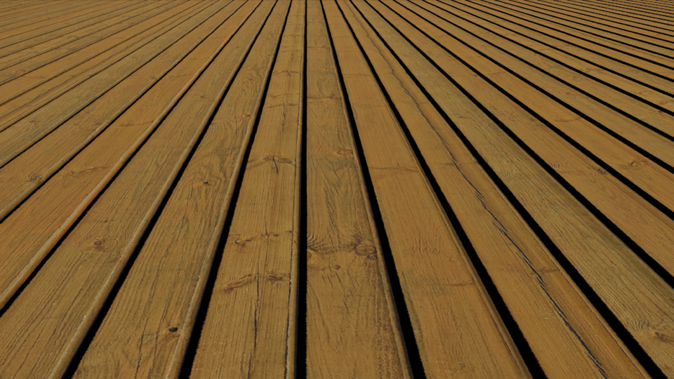 Ray Material (Wooden Planks) - BowlRoll