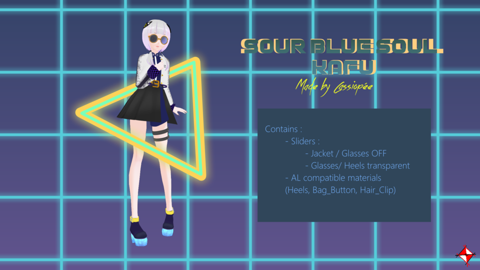[MMD - Model]Sour Blue Soul Kafu - BowlRoll
