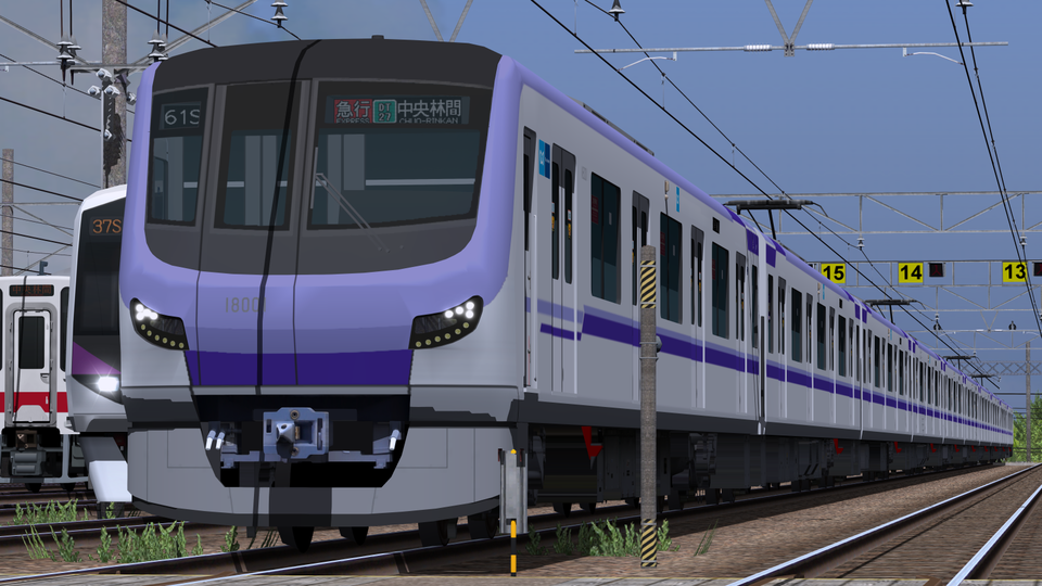 【RailSim2】東京メトロ18000系 Ver1.01 - BowlRoll