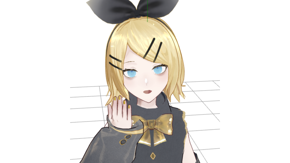 [MMDモデル]鏡音リン by re4 - BowlRoll