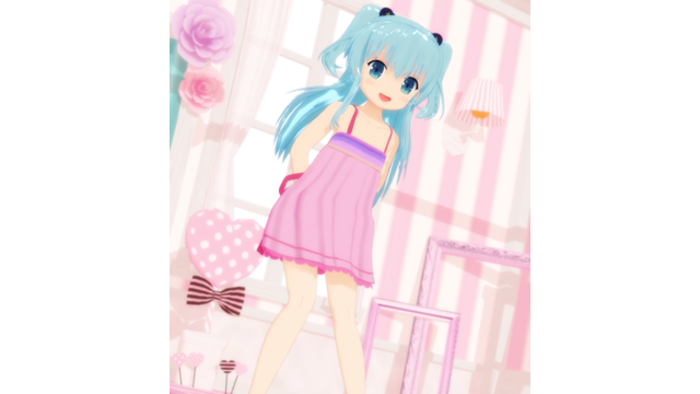 MMDモデル by icemega5 | みつけたねいろ