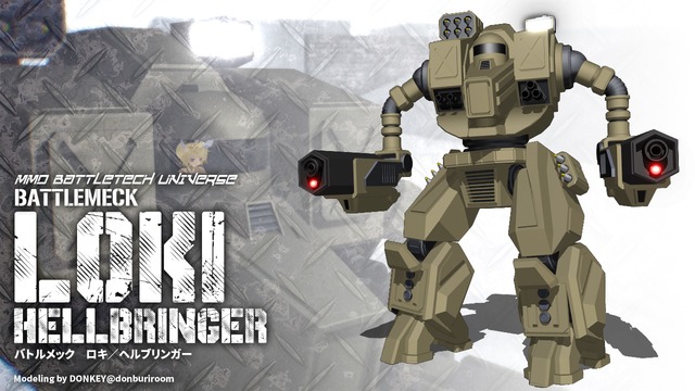 BattleMech Loki (Hellbringer) - BowlRoll