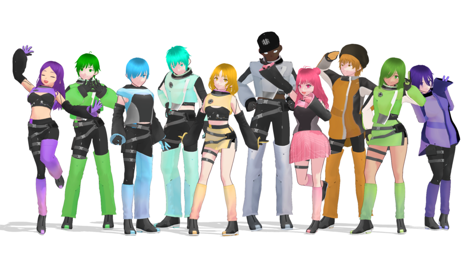 Vocaloid 6 Models (VRoid) - BowlRoll