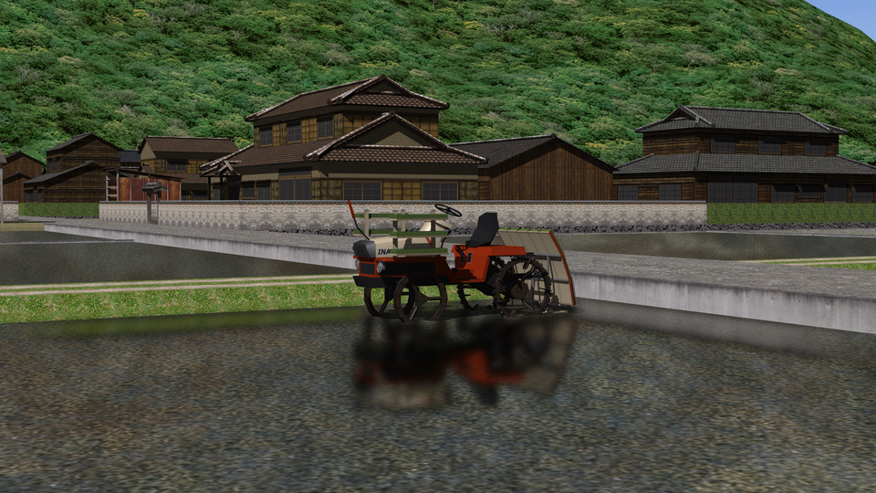 【RailSim】田植機01(V1.0) - BowlRoll