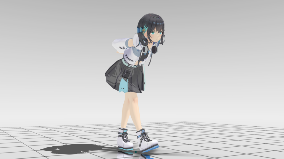 前傾上目ポーズ - BowlRoll