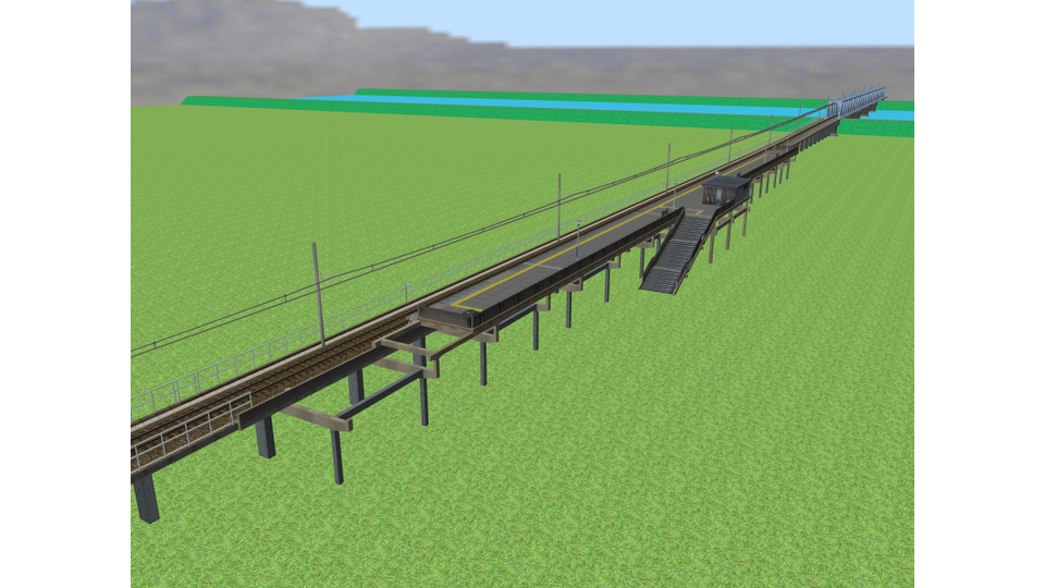 【RailSim】JR東日本十二橋駅 - BowlRoll