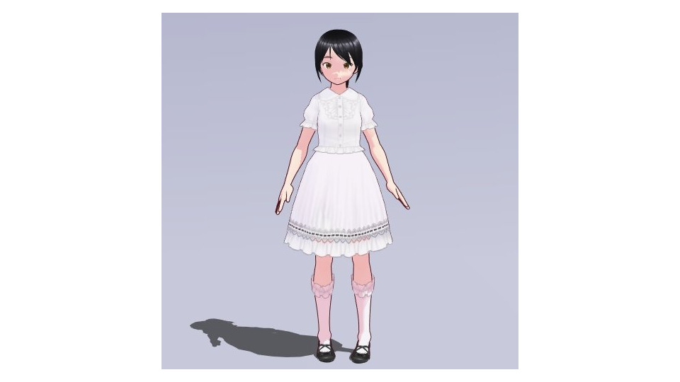VRoid Cathy (白服) v0.9.0 - BowlRoll