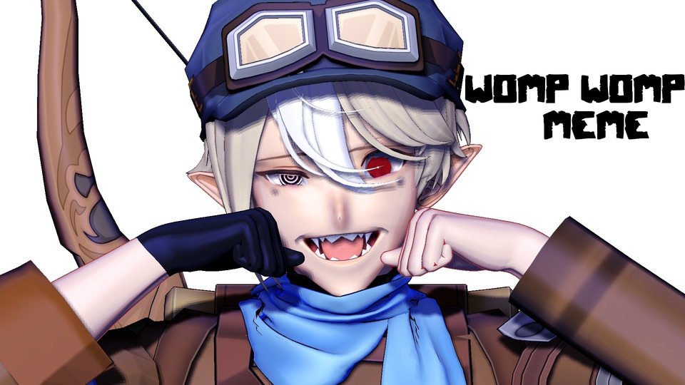 [MMD] Womp Womp MEME (motion DL) - BowlRoll