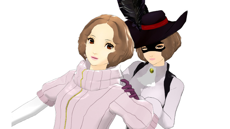 REK式P5奥村春（制服・怪盗服）v1 - BowlRoll