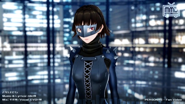 P5新島真モデル(怪盗服/冬制服) - BowlRoll