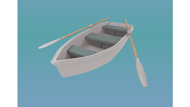 boat (手漕ぎボート) リグ付き - BowlRoll