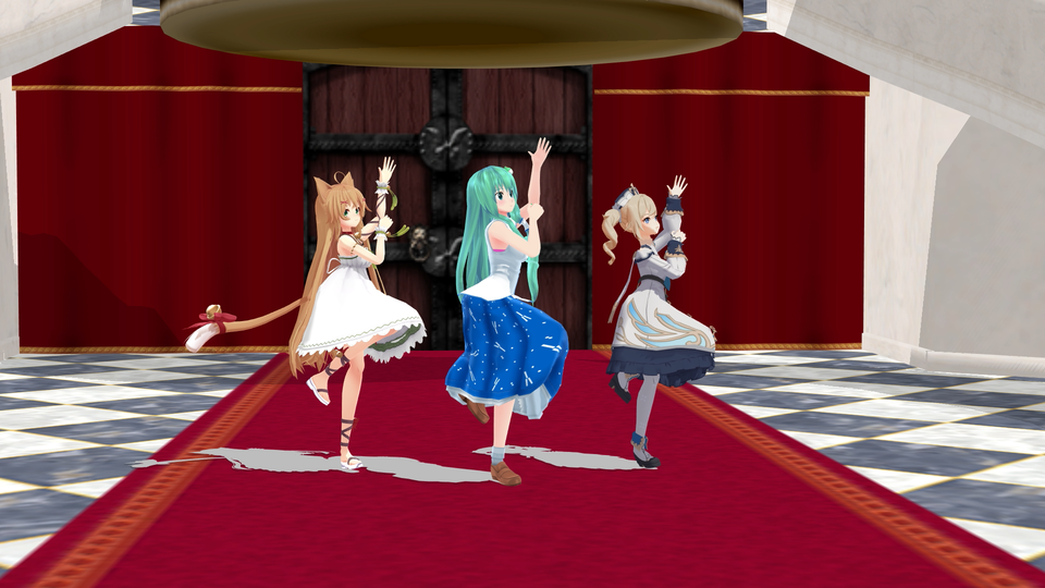 MMD Twice-Cerebrate motions - BowlRoll
