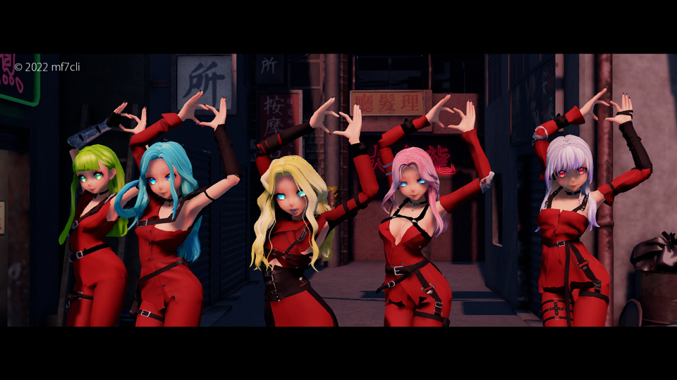 [MMD] LOONA - Full Moon - BowlRoll