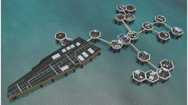 [MMDステージ] MGS:PWのマザーベース(HEXtype) - BowlRoll