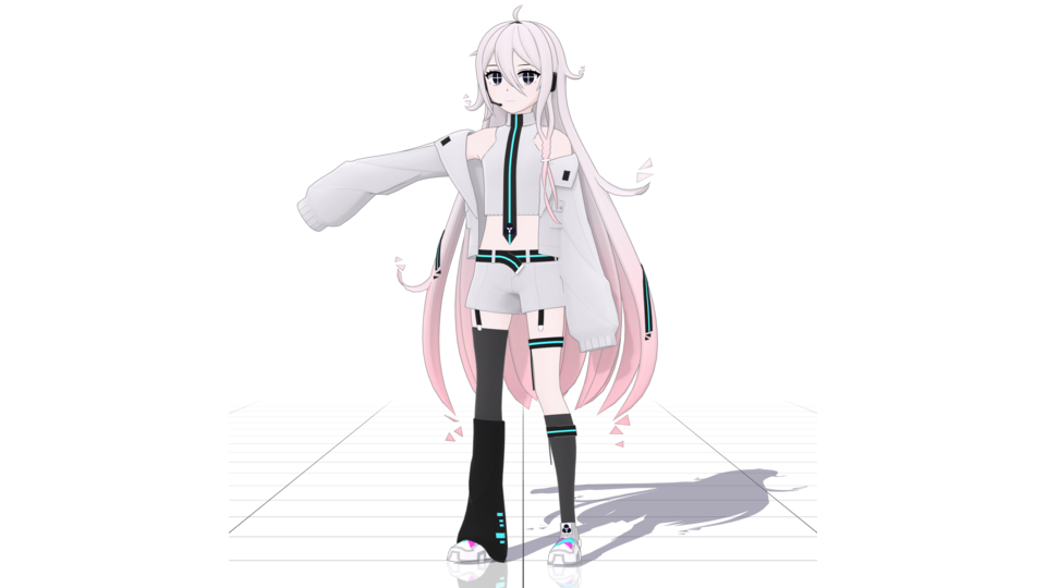 【MMDモデル配布】IA (ノウナイディスコ) - BowlRoll