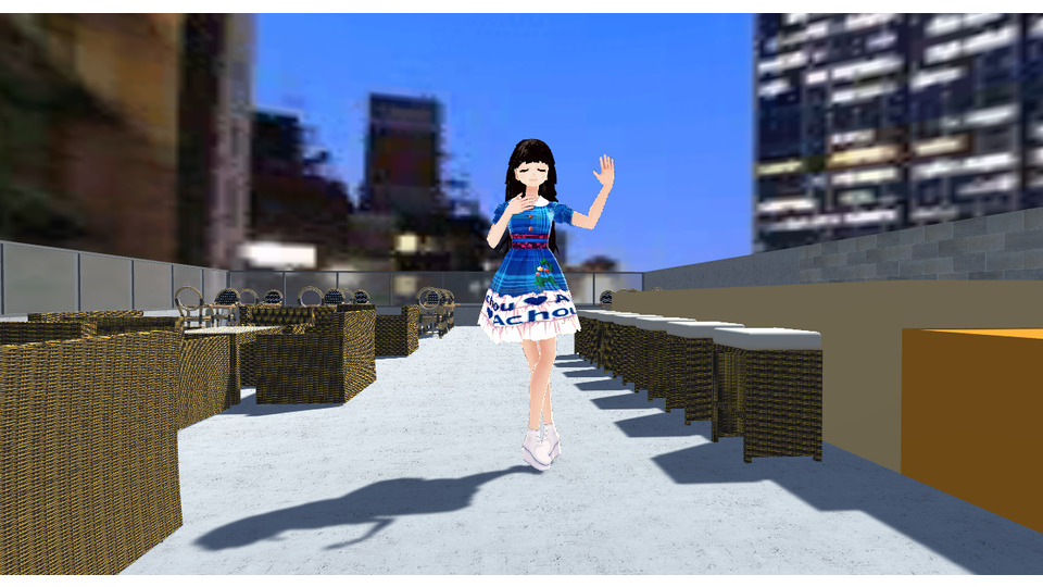 VRoid美和子さんVRM&PMXファイル - BowlRoll