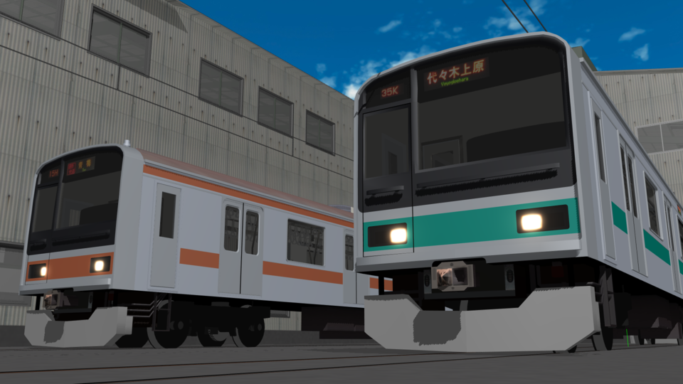 209系1000番台MMDモデル - BowlRoll