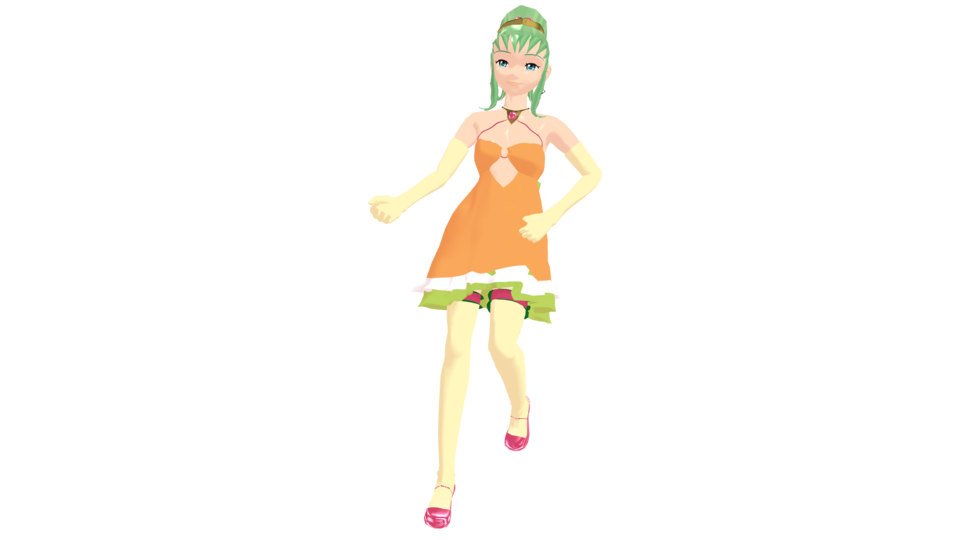 MMD English GUMI - Vocaloid - BowlRoll
