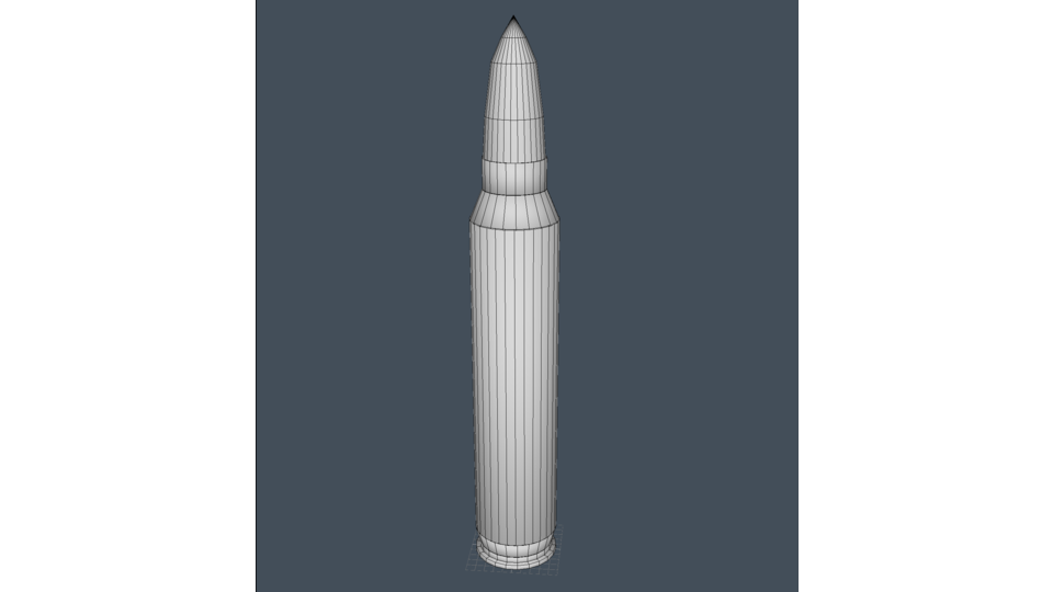 リアルサイズ 5.56mm 3D - BowlRoll