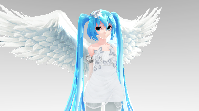 Hatsune Miku Angel by MaryClars - BowlRoll