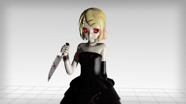 TDA Rin Black Doll by MaryClars - BowlRoll