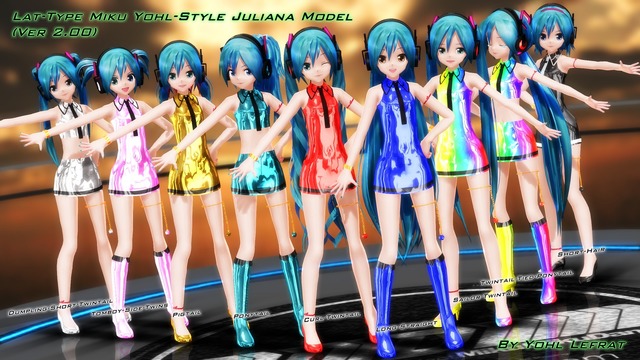 Lat式ミクYohl流ジュリアナモデル【特装版】V2.00 - BowlRoll