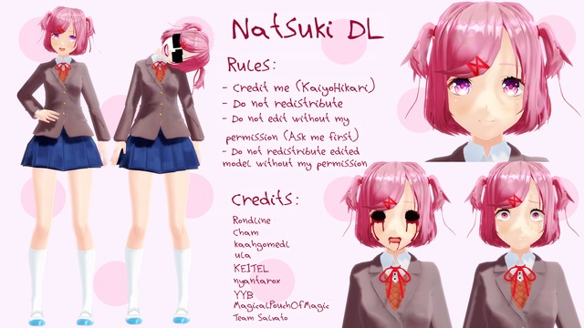 Natsuki MMD - BowlRoll