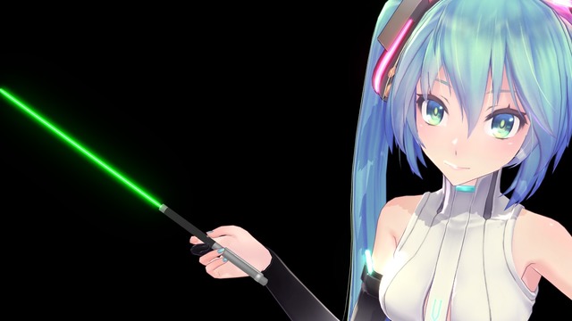 【MMD】LaserPointer ver1.1【モデル配布】 - BowlRoll