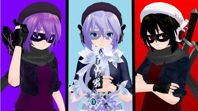 MMD Defoko&Otoko&Tamashi - BowlRoll