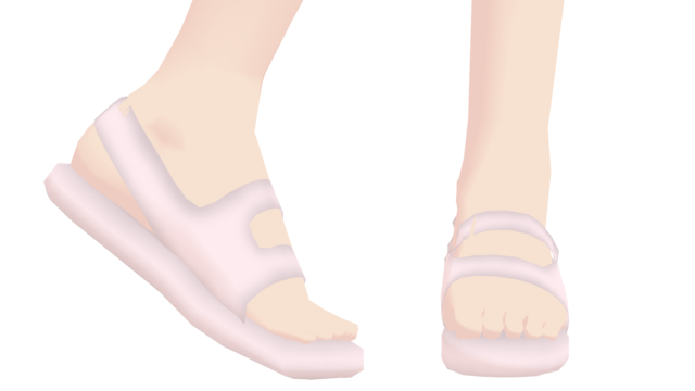 MMD Alolan Nurse Joy Sandals DL - BowlRoll