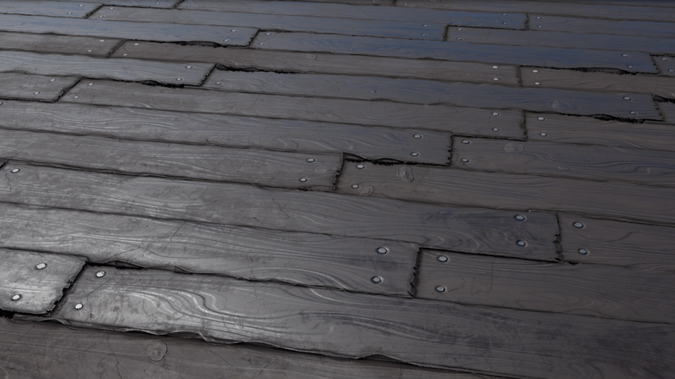 Ray Material (Wood Planks) - BowlRoll