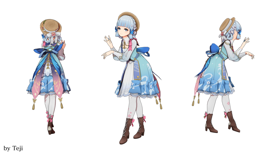 KamisatoAyakaPose - BowlRoll