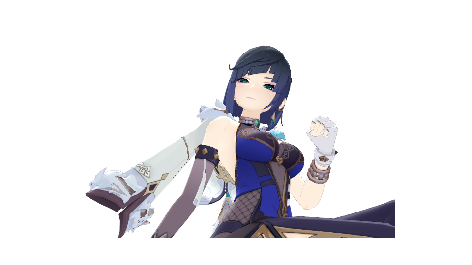 Yelan Manashiku Shader model - BowlRoll