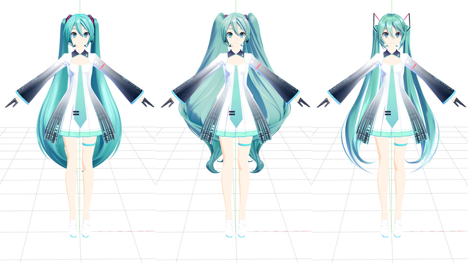 【模型限配】YYB式初音ミク10th 但是拿新模型改的 - BowlRoll