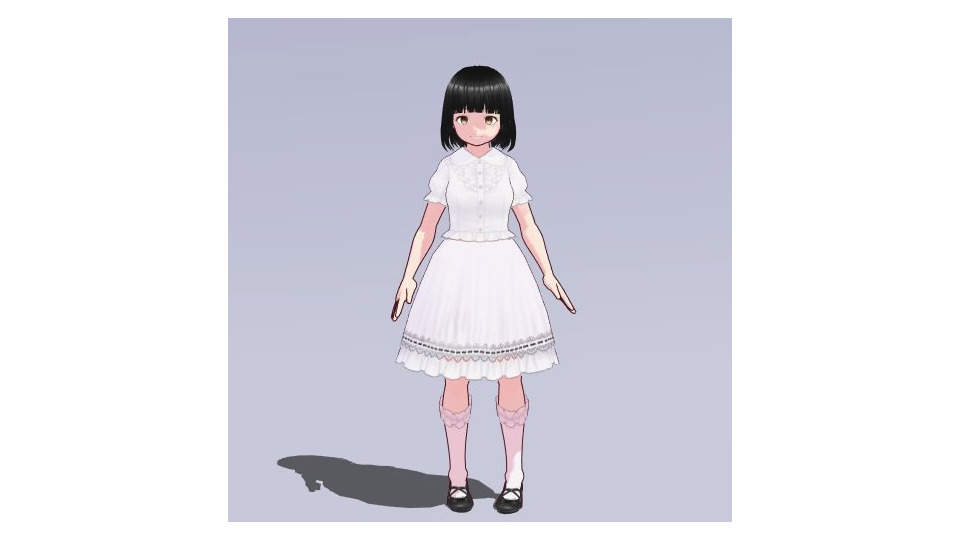VRoid Daisy (白服) v0.9.1 - BowlRoll