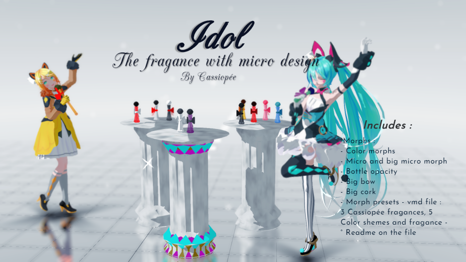 [MMD - Accessory] Idol micro - BowlRoll