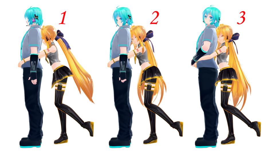 カップル ポーズ 2 - BowlRoll