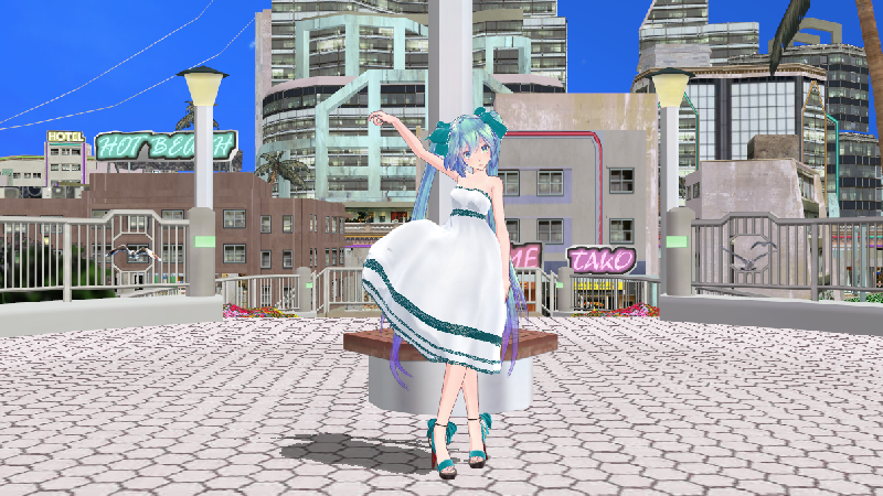 Tda式で「純情スカート」モーション - BowlRoll