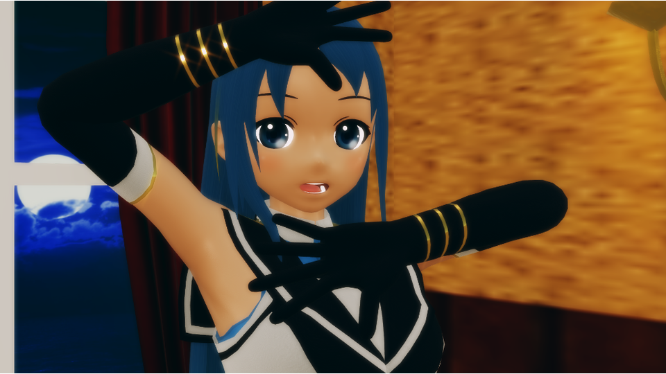 【MMDカメラ配布】アイドル（OPショートVer） - BowlRoll