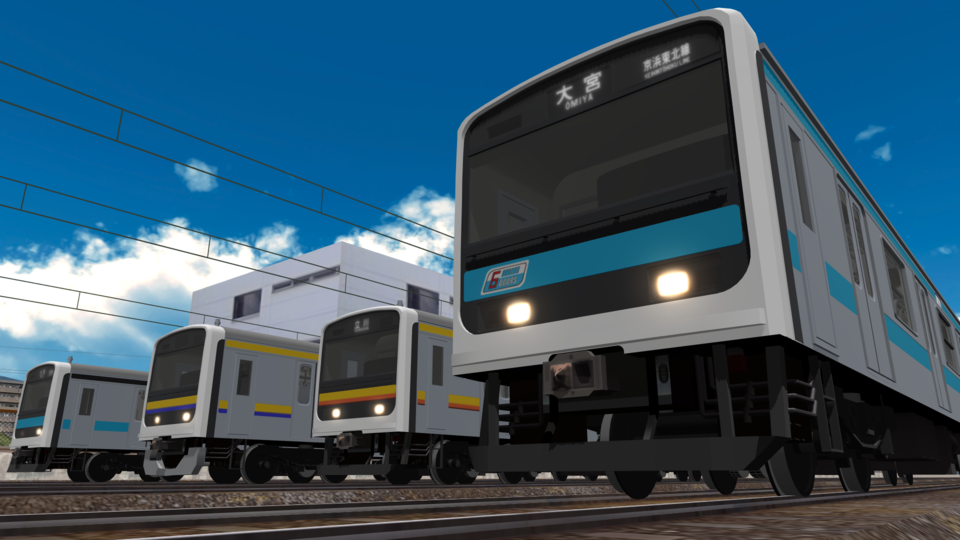 209系MMDモデルver,1.1 - BowlRoll