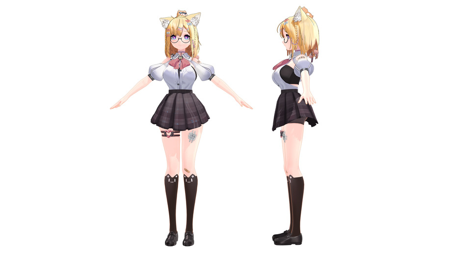 雪绘Yukie粉丝自制模型 - BowlRoll