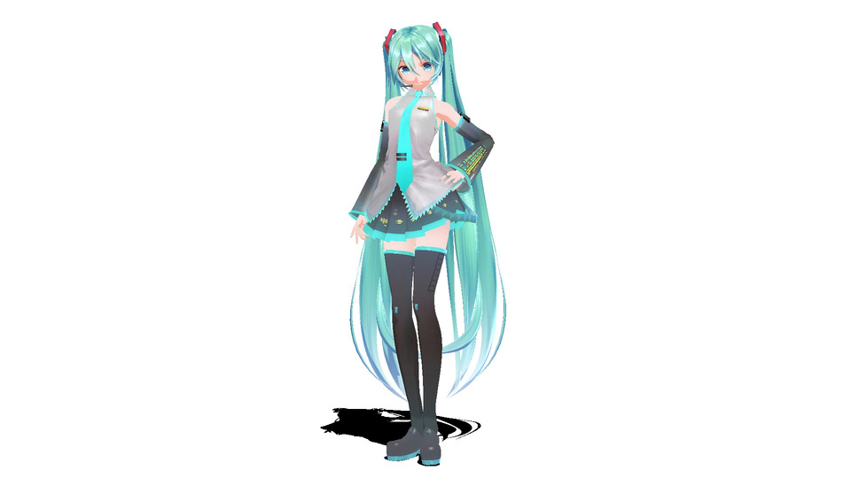 【MMD】片手腰見下し - BowlRoll