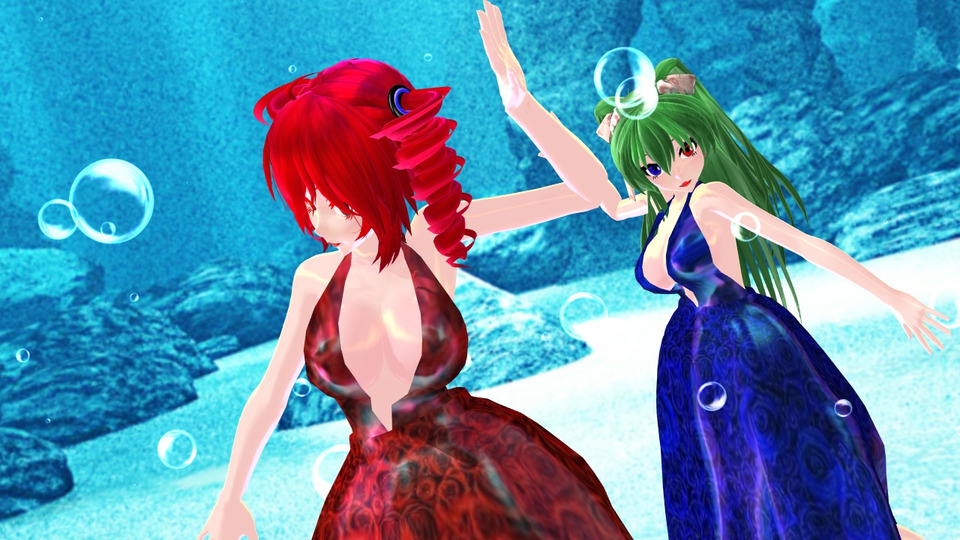 浴槽とネオンテトラモーション - BowlRoll