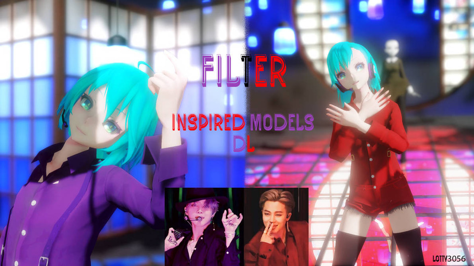 [MMD]BTS-Jimin- Filter Models - BowlRoll